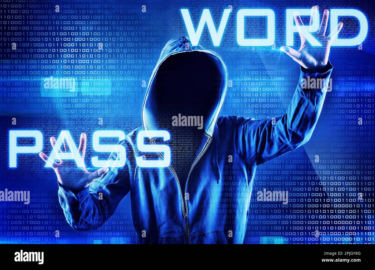 picture of a faceless hacker Stock Photo - Alamy