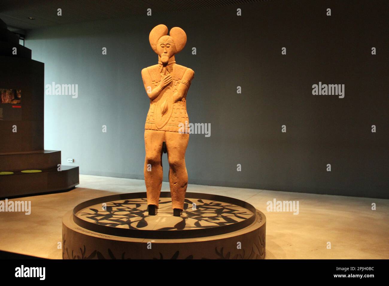 The Celtic Prince of Glauberg, Celtic World at Glauberg, Glauberg, Wetterau, Hesse, Germany ...