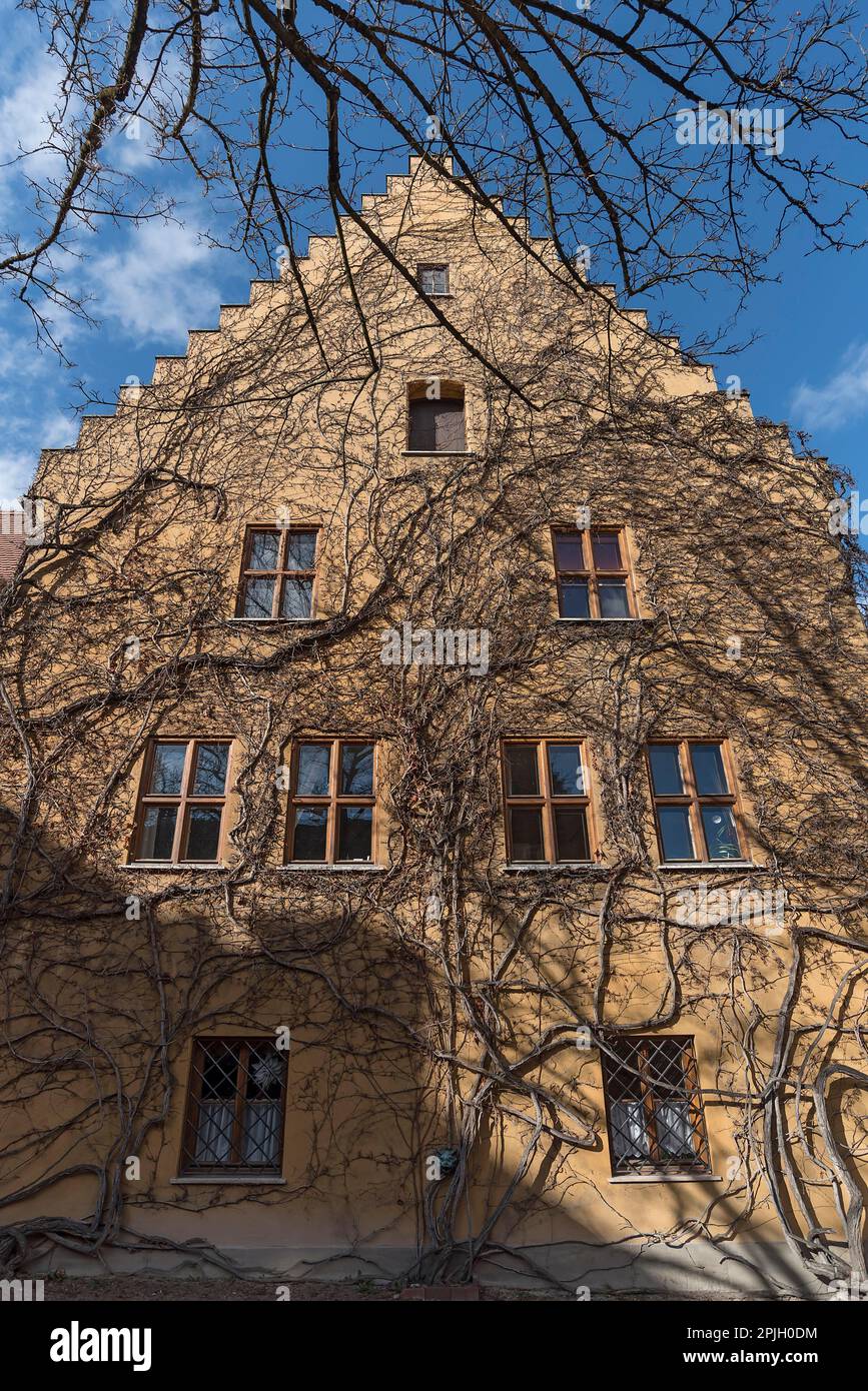 House in the Jakob Fugger Settlement, oldest social settlement in the ...