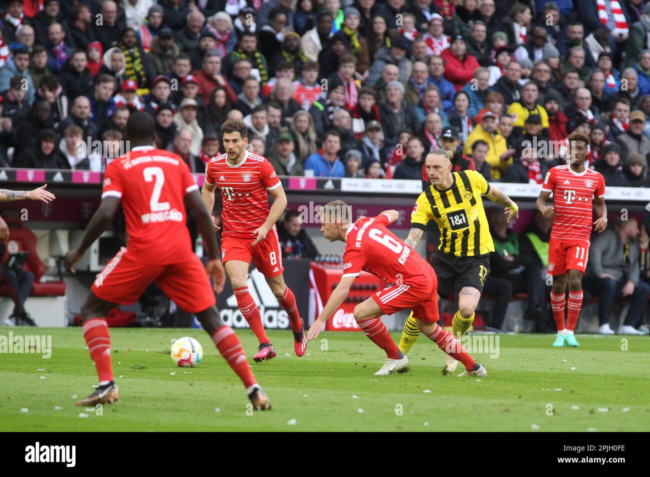 17 marius wolf of bvb vs 6 joshua kimmich hi-res stock photography and ...