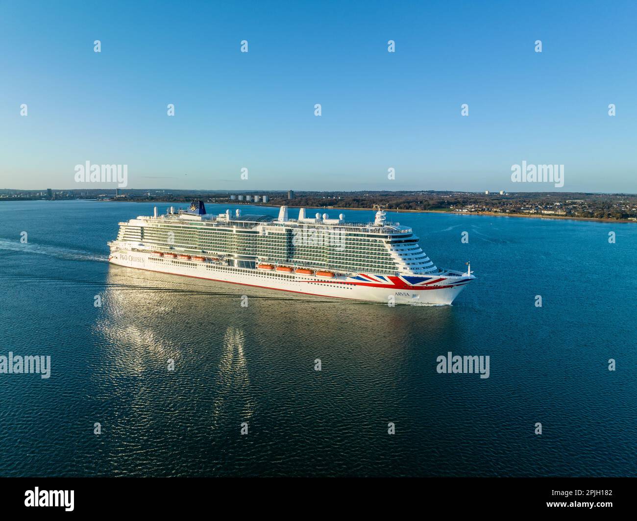 Arvia is an Excellence-class cruise ship in service for P&O Cruises, a ...