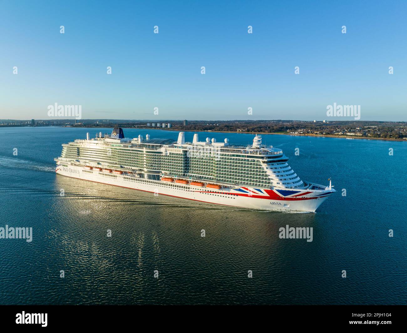 Arvia is an Excellence-class cruise ship in service for P&O Cruises, a ...