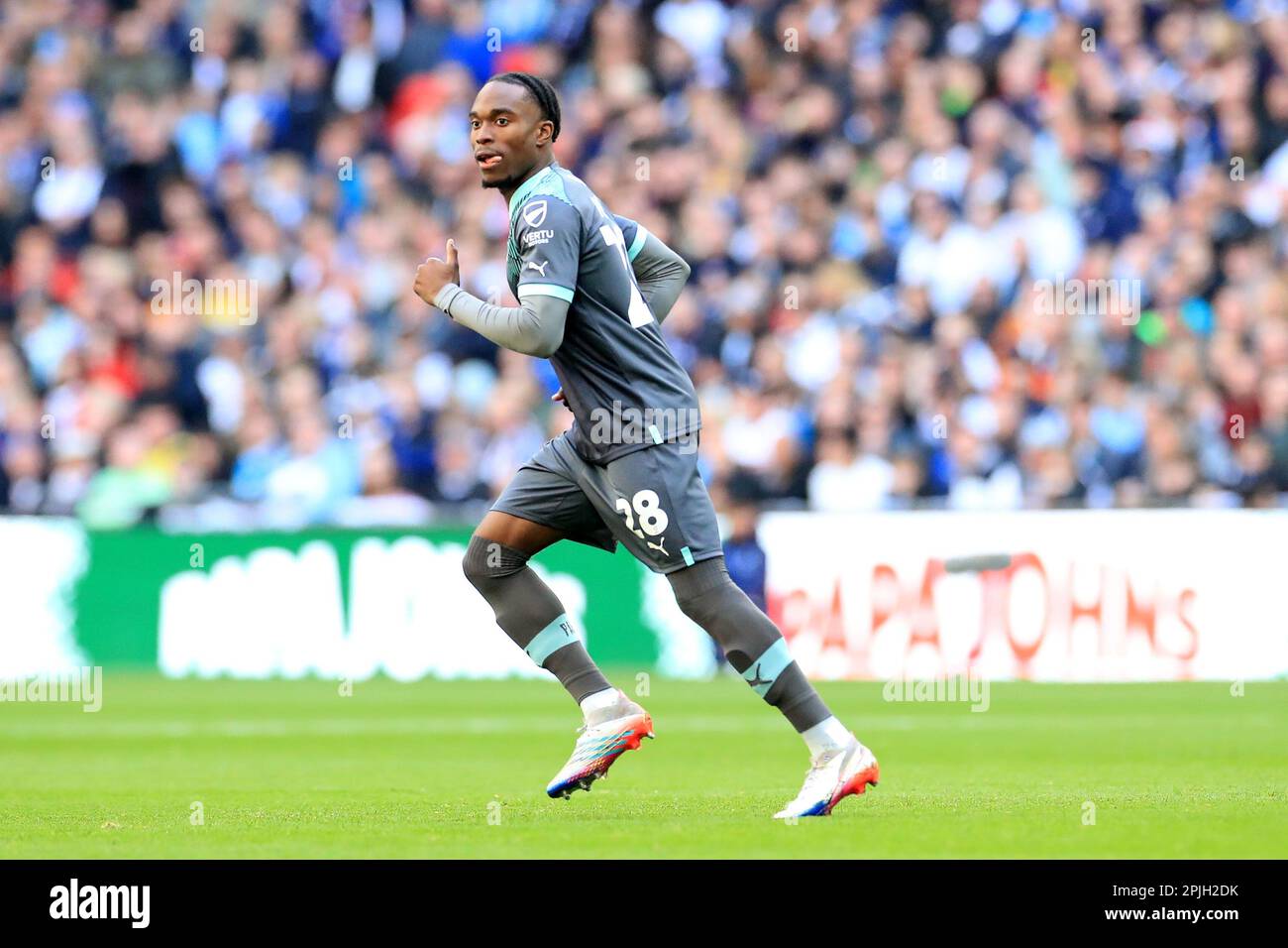 London, UK. 02nd Apr, 2023. Jay Matete of Plymouth Argyle in action ...