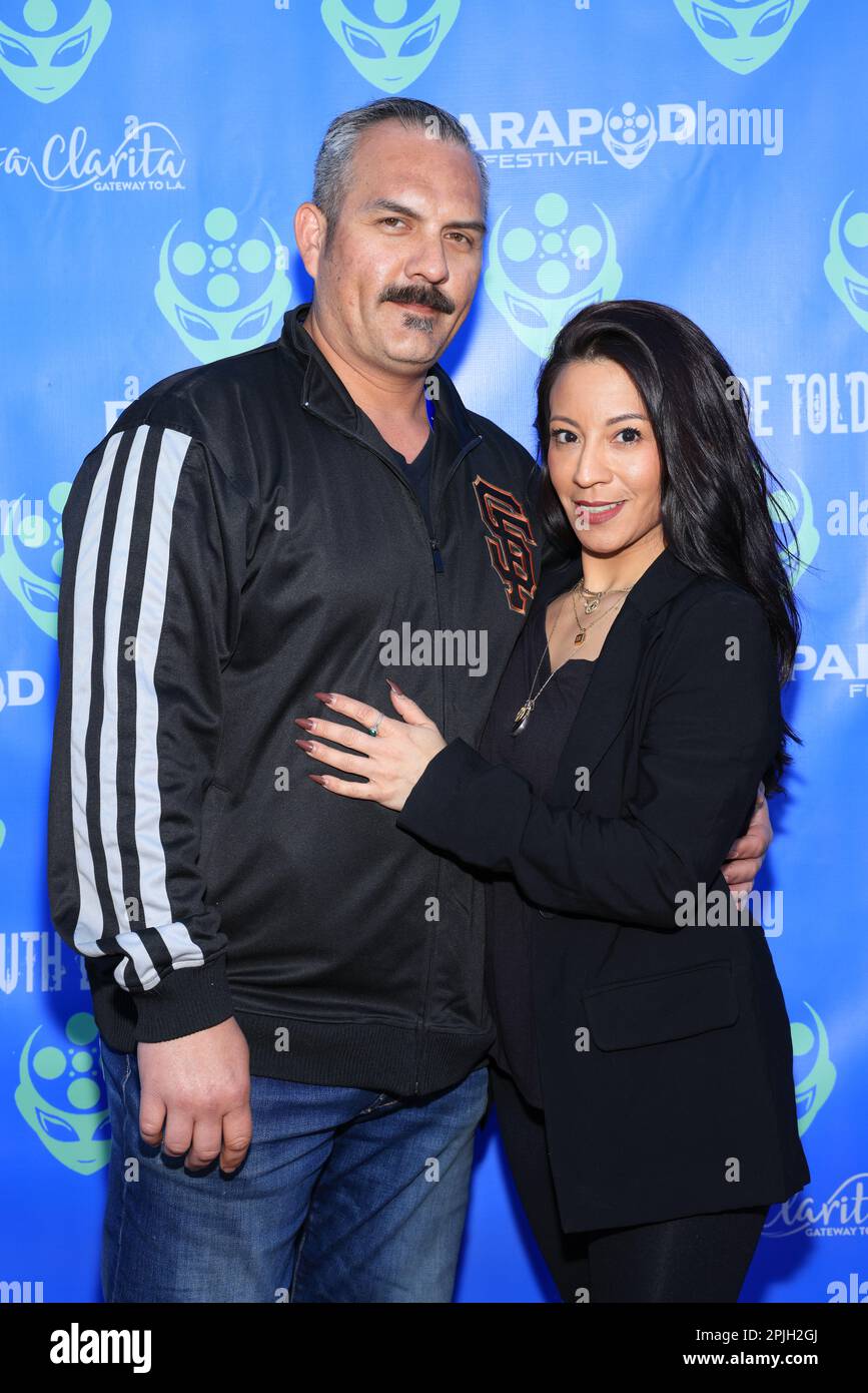 Santa Clarita, California, USA. 1st April, 2023. Melissa and Nick Weber ...
