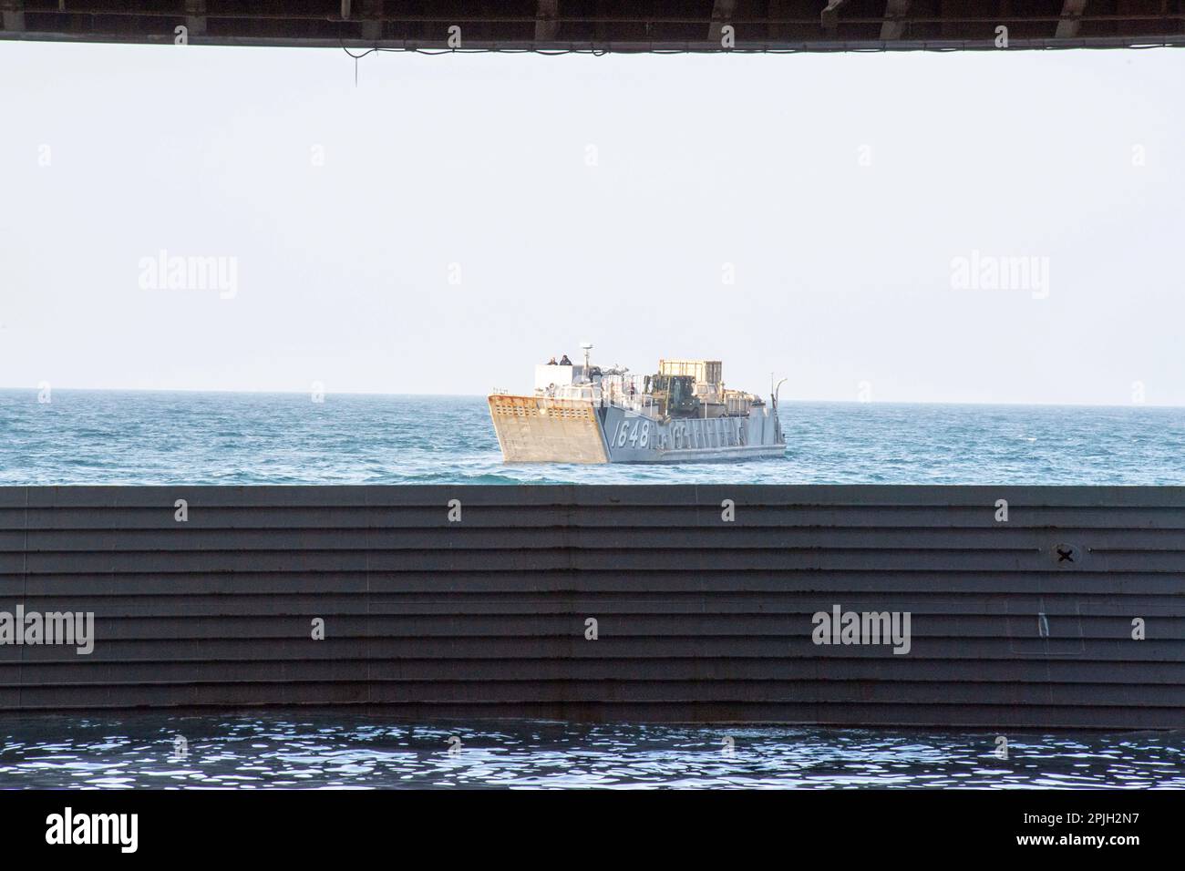 KOREA STRAIT (March 31, 2023) Landing Craft Utility (LCU) 1648 ...