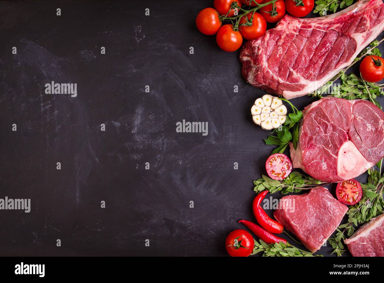 Black pepper beef rib hi-res stock photography and images - Alamy