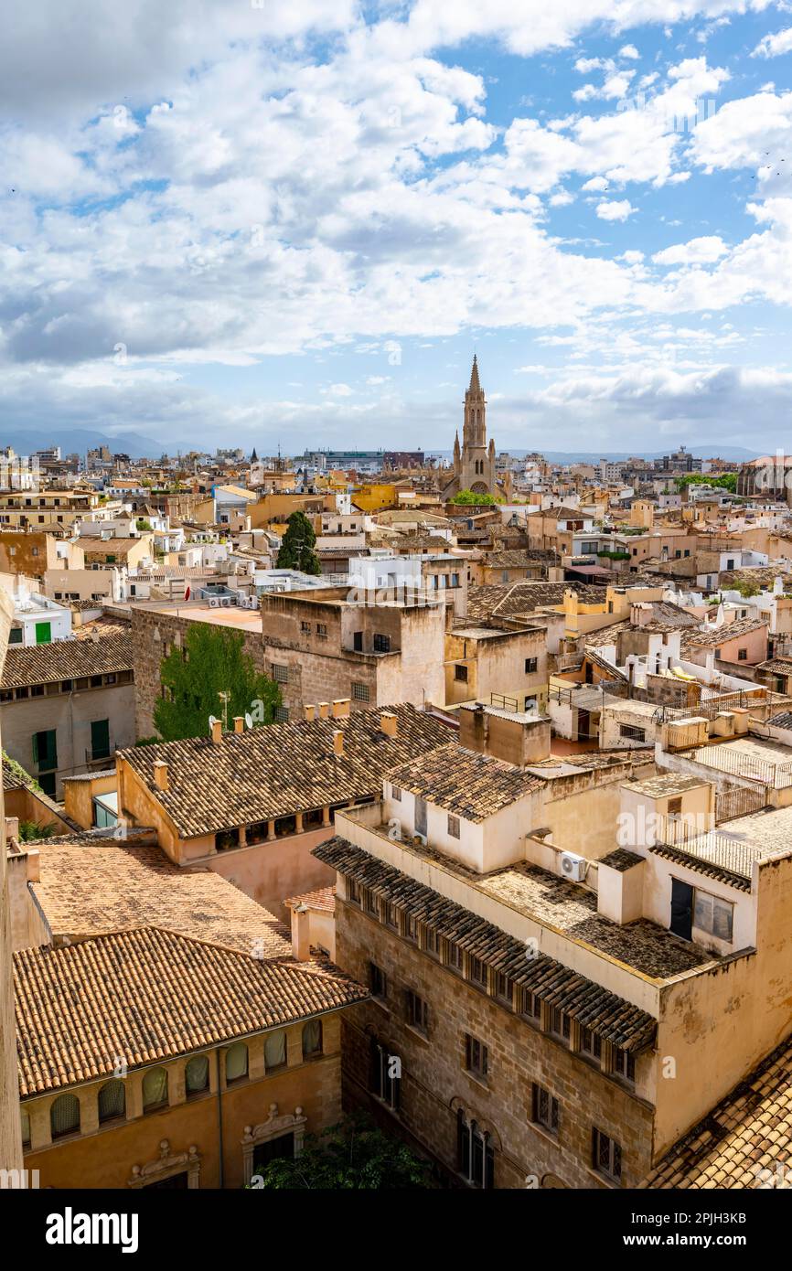 View over the city of Palma de Majorca, Majorca, Spain Stock Photo - Alamy