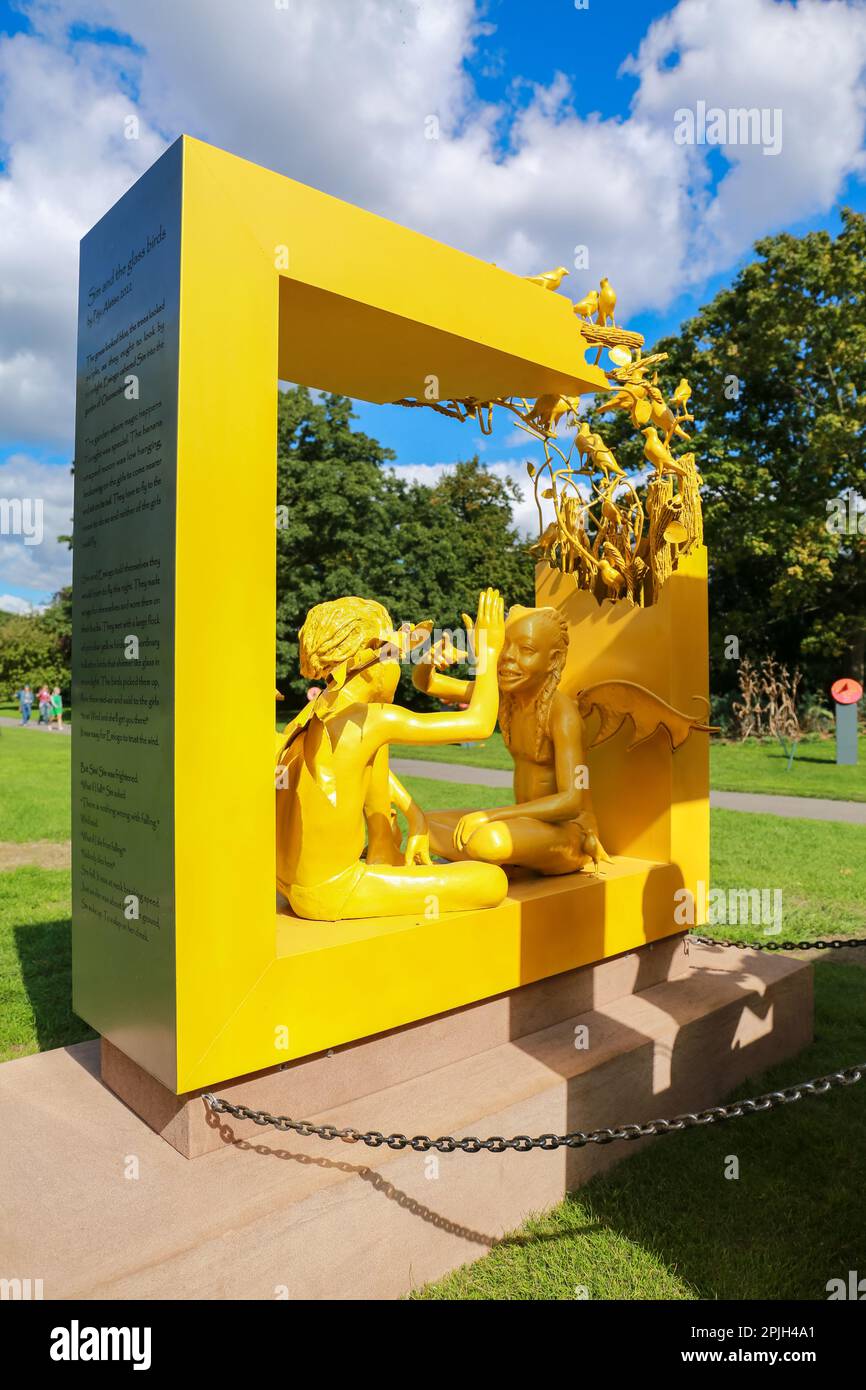 London, UK. 16 Sep 2022. Frieze Sculpture 2022 exhibition at Regent's ...
