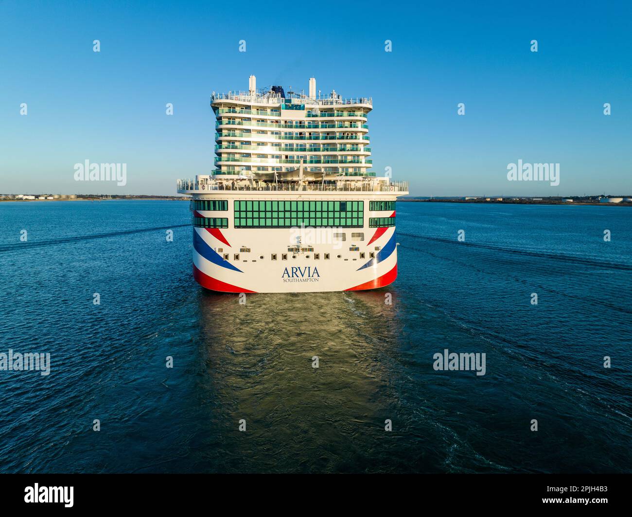 Arvia is an Excellence-class cruise ship in service for P&O Cruises, a ...