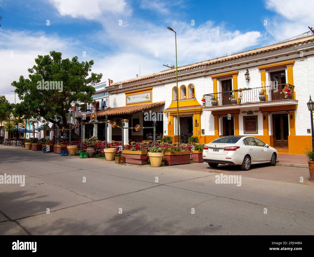 Cafayate town is famous for his restaurants and vineyard farms, Salta ...