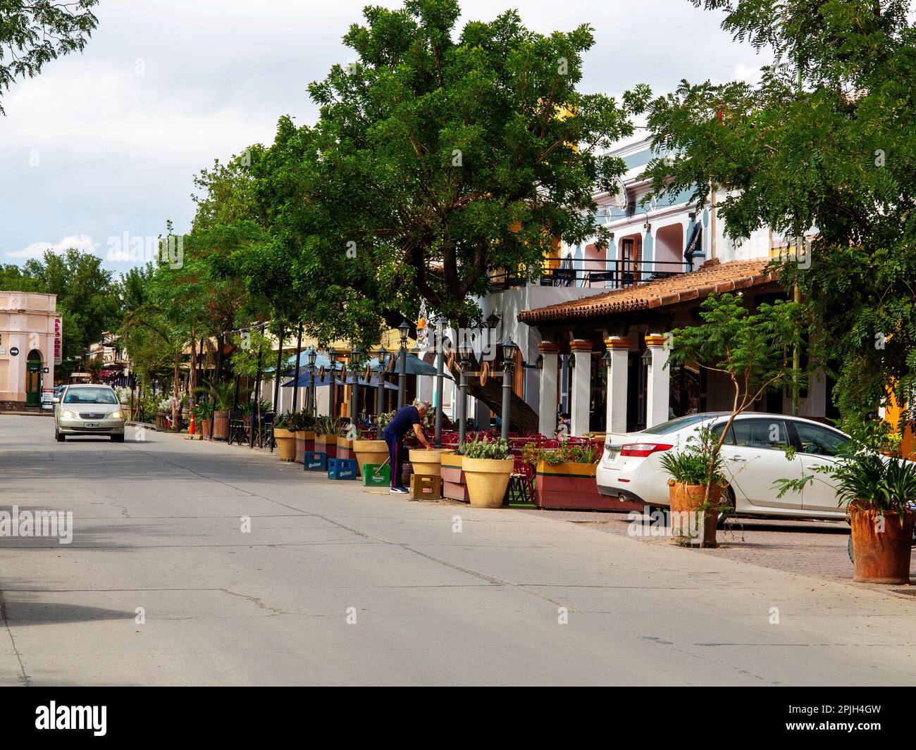 Cafayate town is famous for his restaurants and vineyard farms, Salta ...