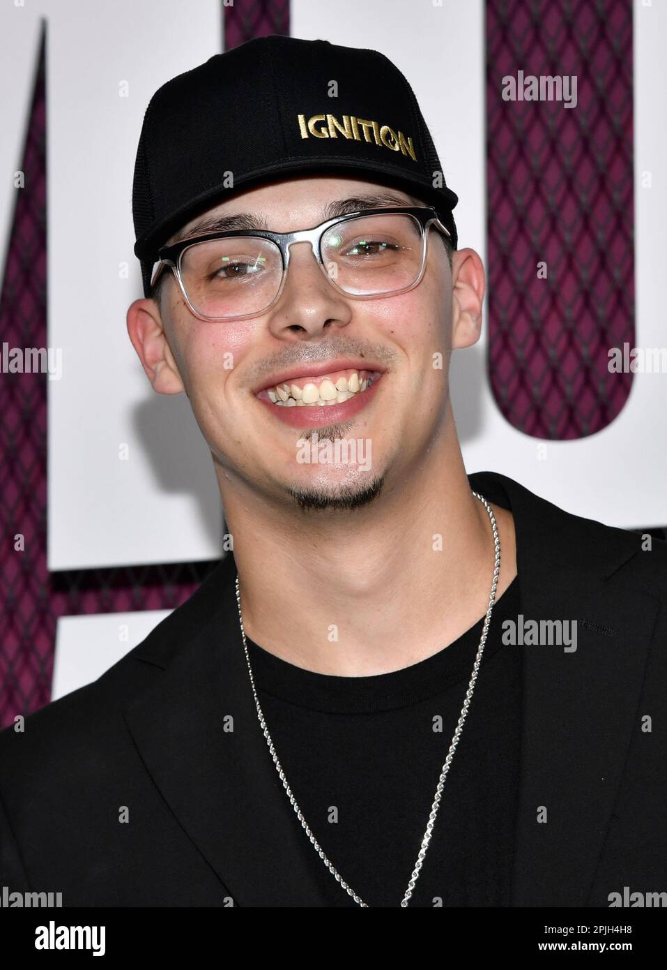 Chase Matthew arrives at the CMT Music Awards on Sunday, April 2, 2023 ...