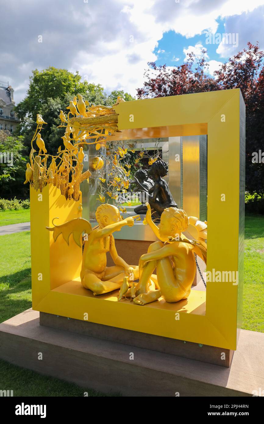 London, UK. 16 Sep 2022. Frieze Sculpture 2022 exhibition at Regent's ...