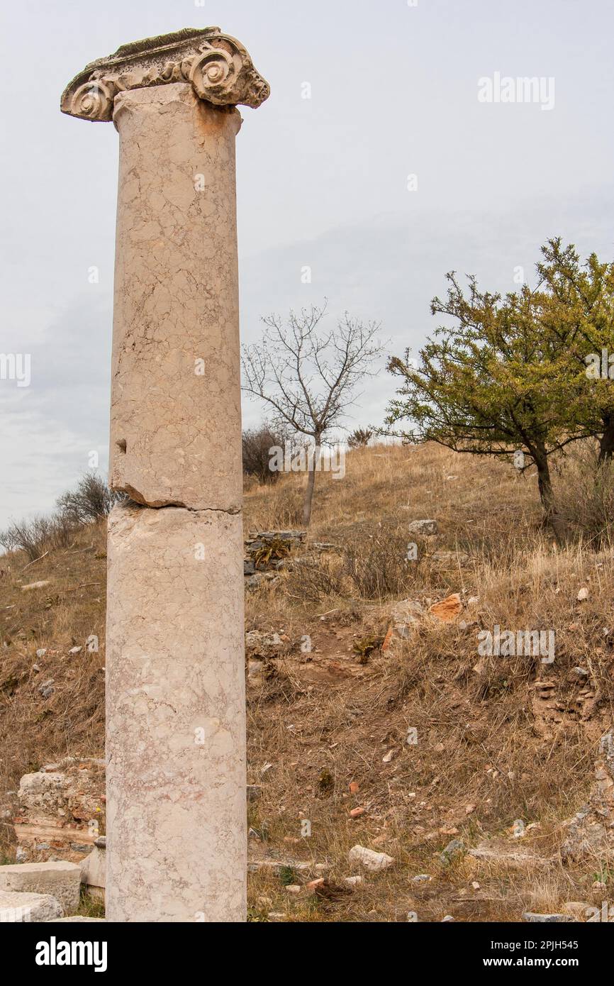 Column, Ephesus, Turkey Stock Photo - Alamy