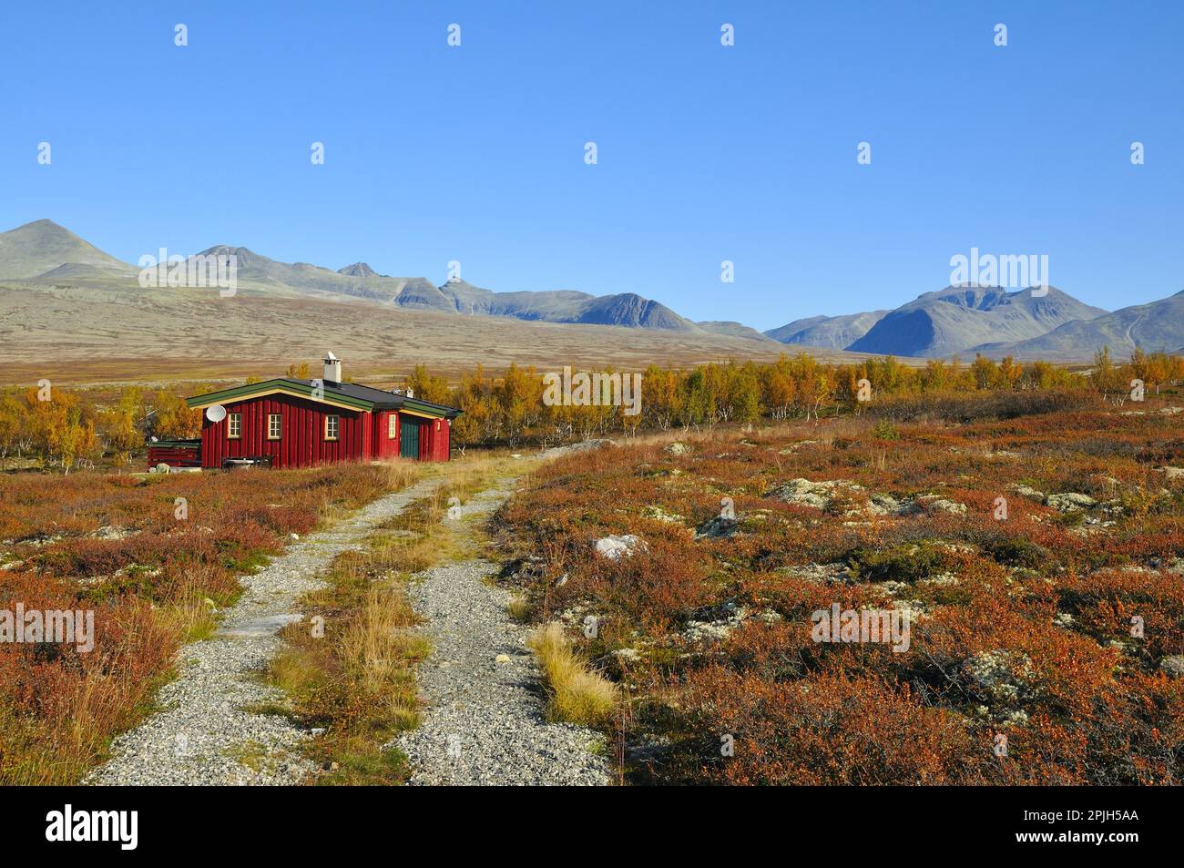 Wooden house, Rondane National Park, Norway Stock Photo - Alamy