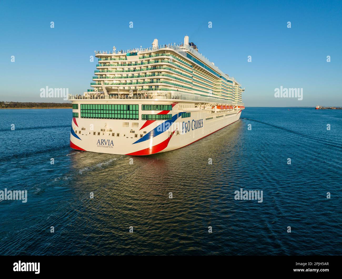 Arvia is an Excellence-class cruise ship in service for P&O Cruises, a ...