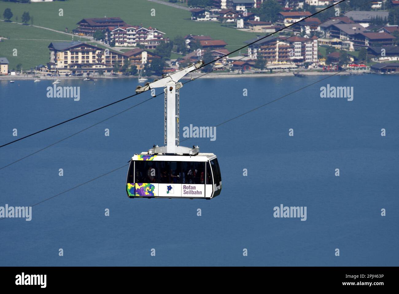 Rofan cable car, Achensee, Austria Stock Photo - Alamy