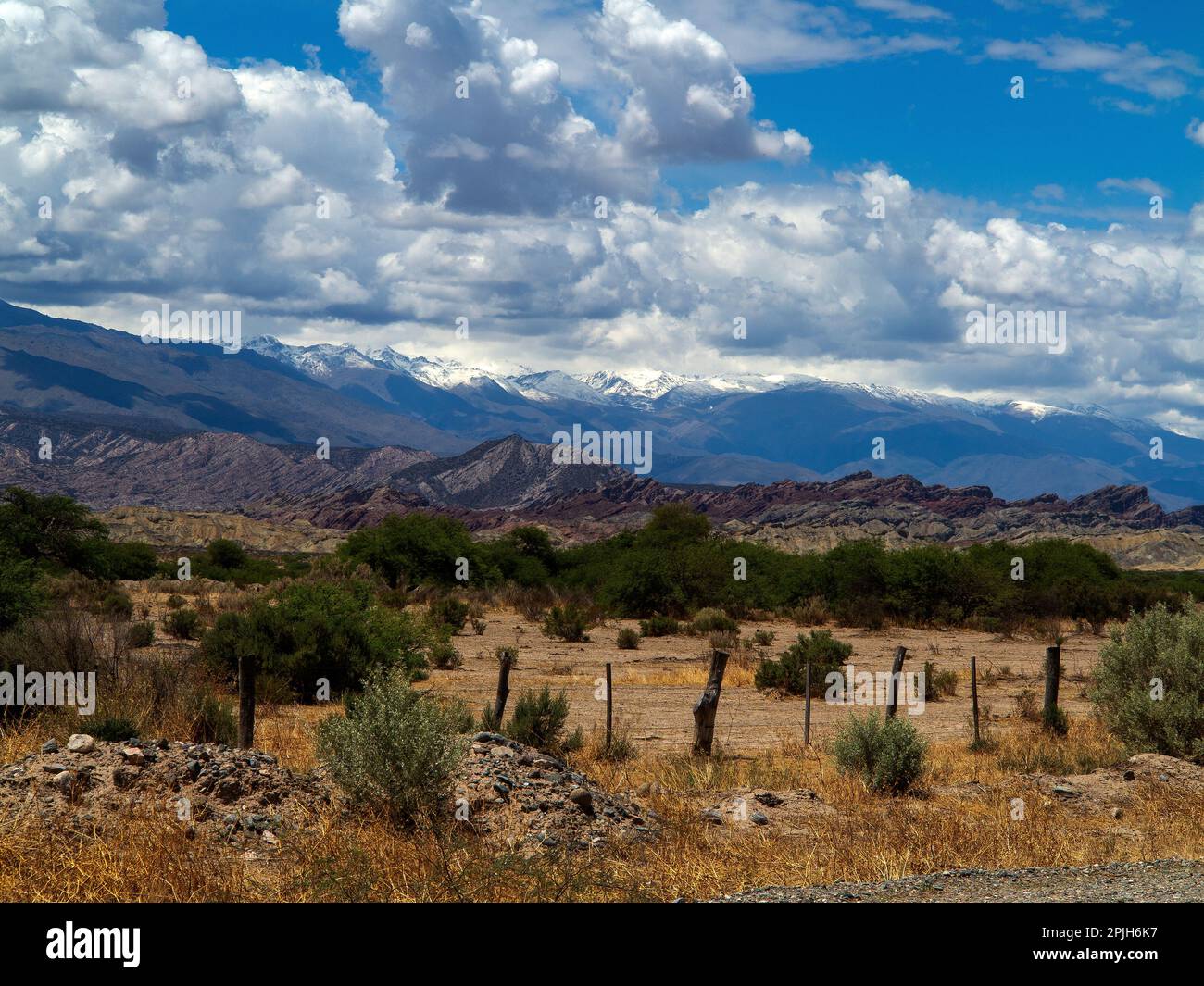 Laguna Blanca Mountain as seen from the Ruta 40 near Santa Maria ...