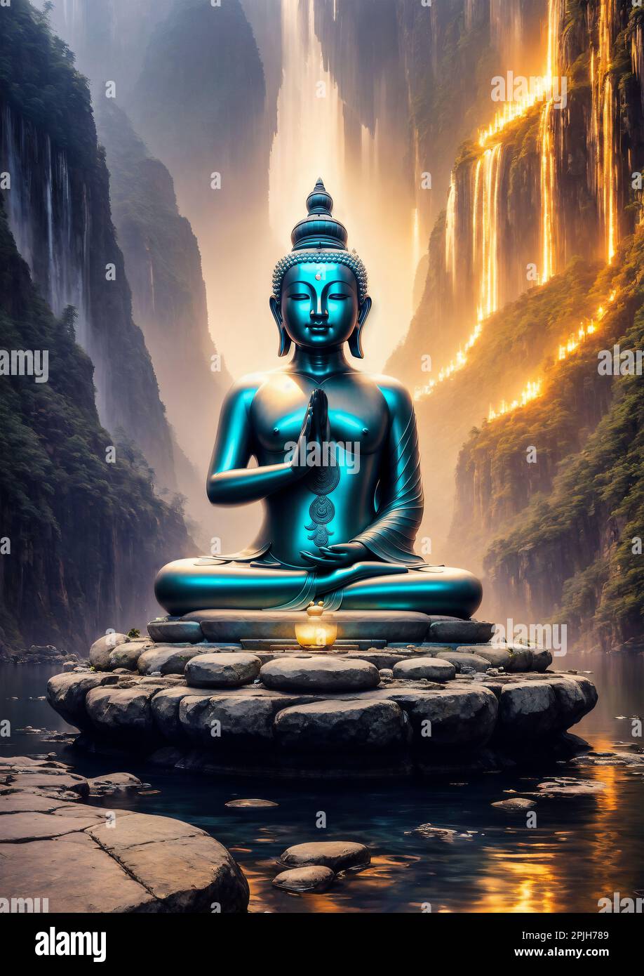 Buddha Meditating Wallpaper