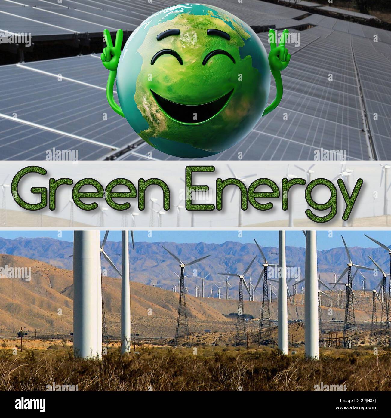 Green Energy - A conceptual image that represents ecology Stock Photo ...
