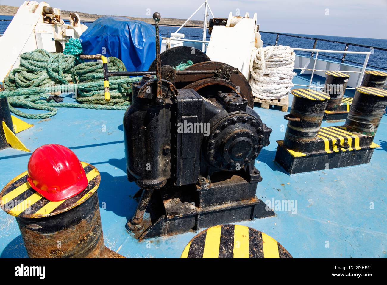Gozo Channel, Malta. 22nd Mar, 2023. Gozo Channel Line ferry crosses ...