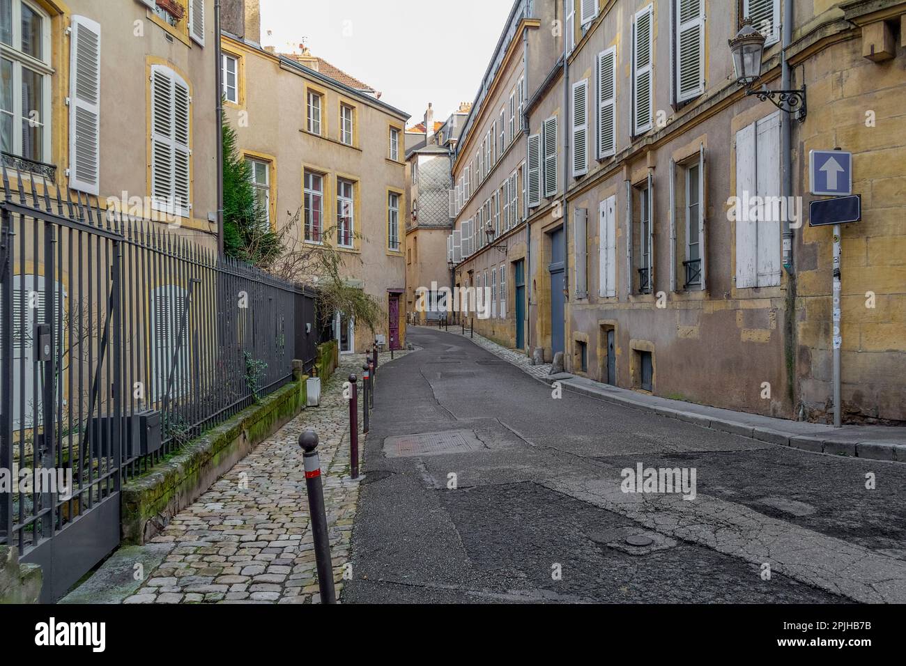 Impression of a city named Metz, located in the Lorraine region in ...