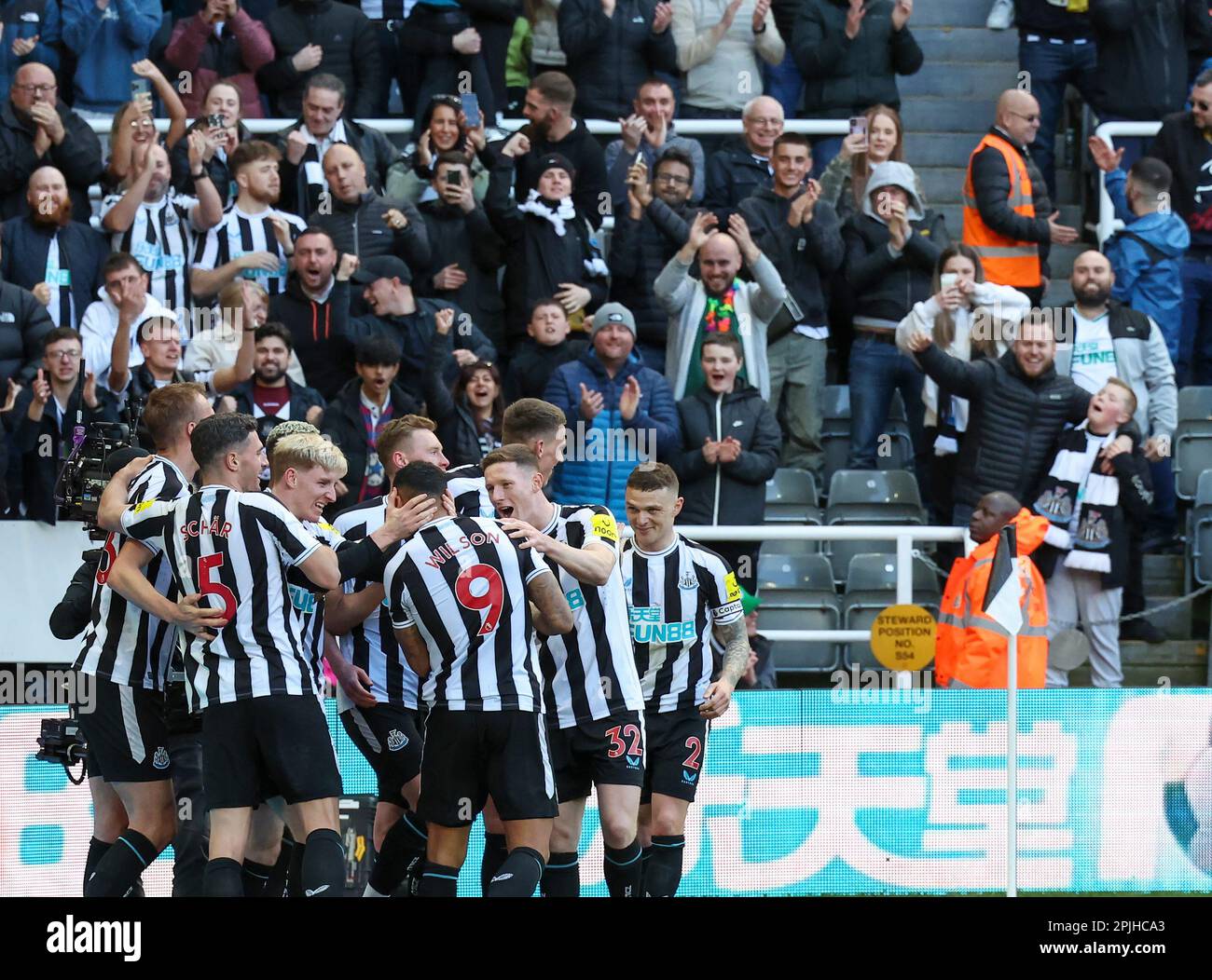 2nd April 2023; St James' Park, Newcastle, England: Premier League ...