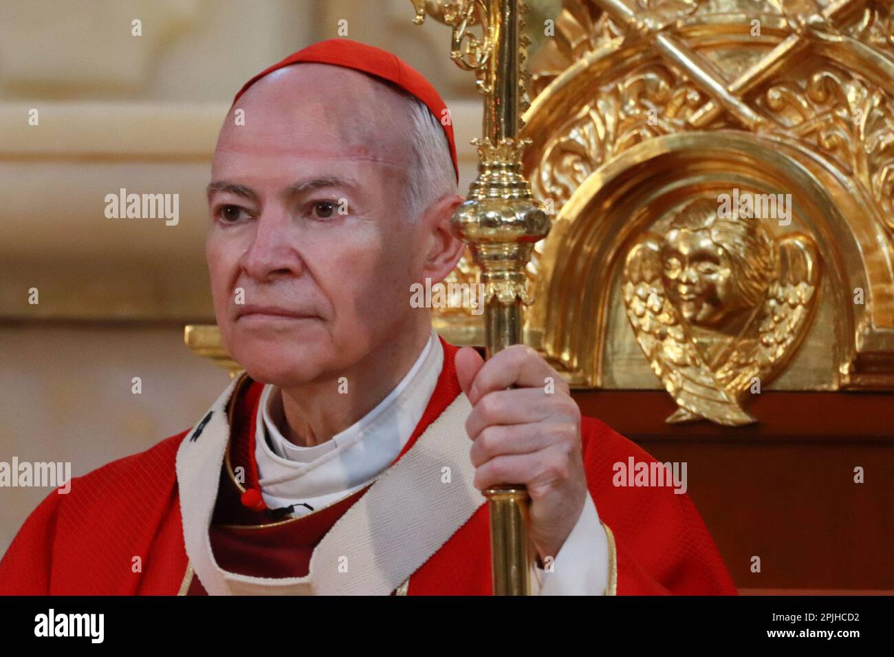 April 2, 2023 in Mexico City, Mexico: Cardinal Carlos Aguiar Retes ...