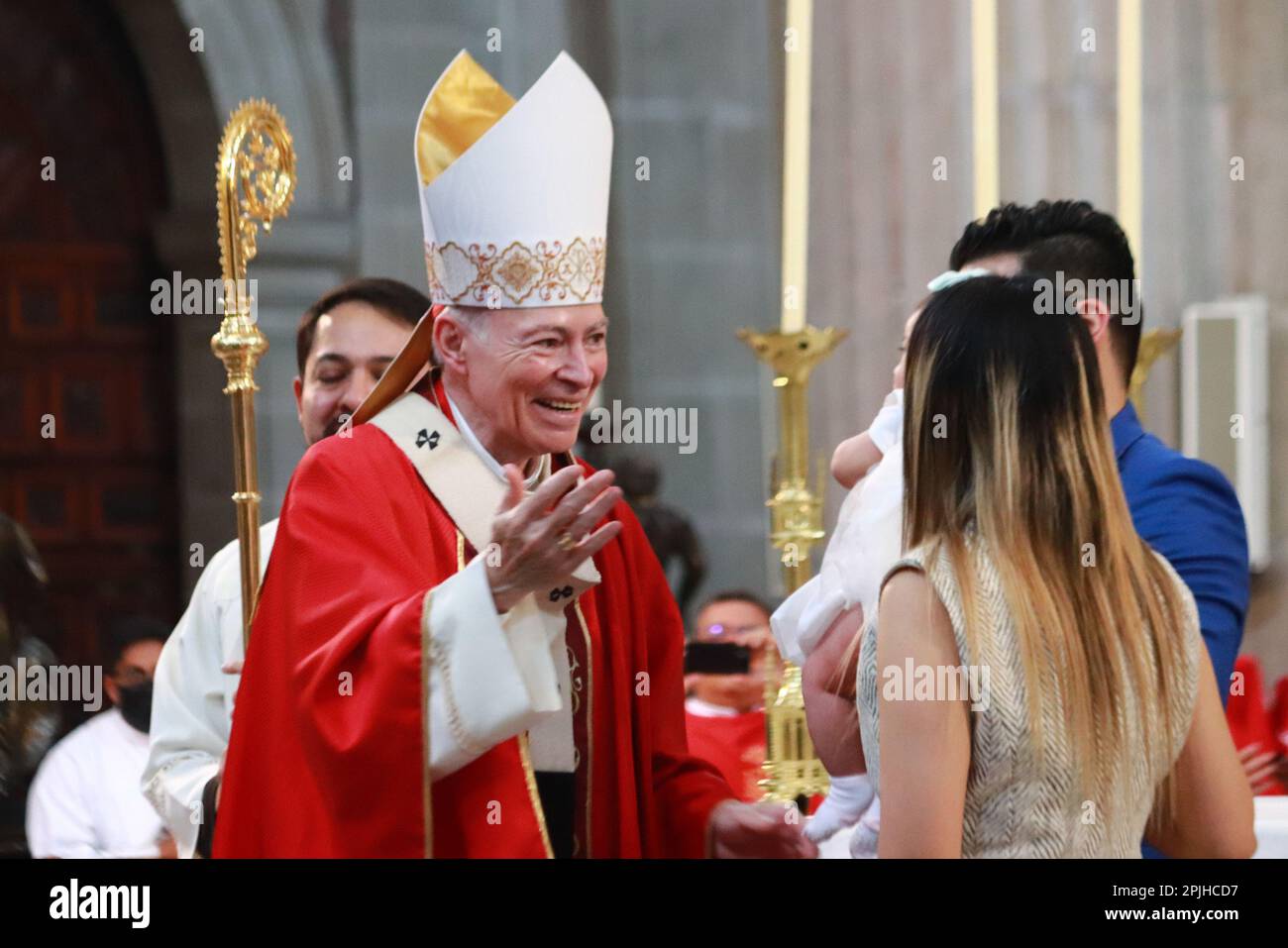 April 2, 2023 in Mexico City, Mexico: Cardinal Carlos Aguiar Retes ...