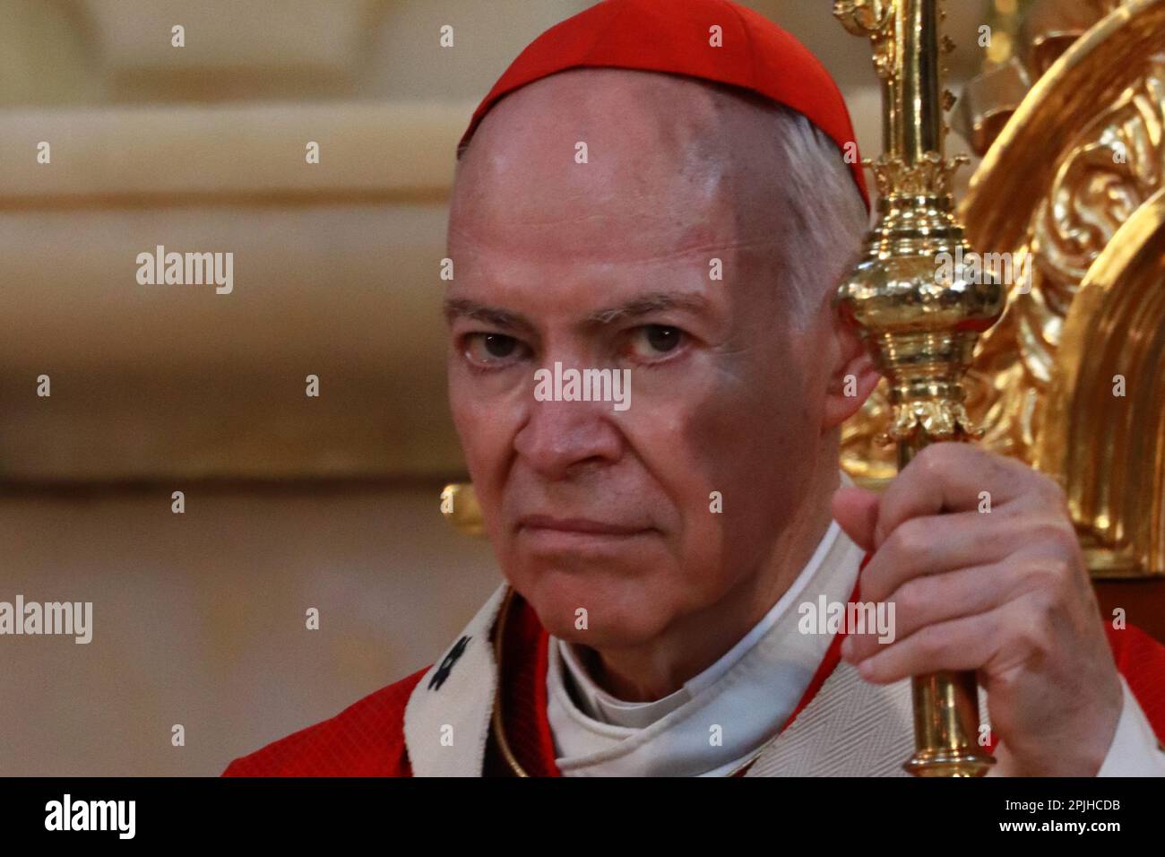 April 2, 2023 in Mexico City, Mexico: Cardinal Carlos Aguiar Retes ...