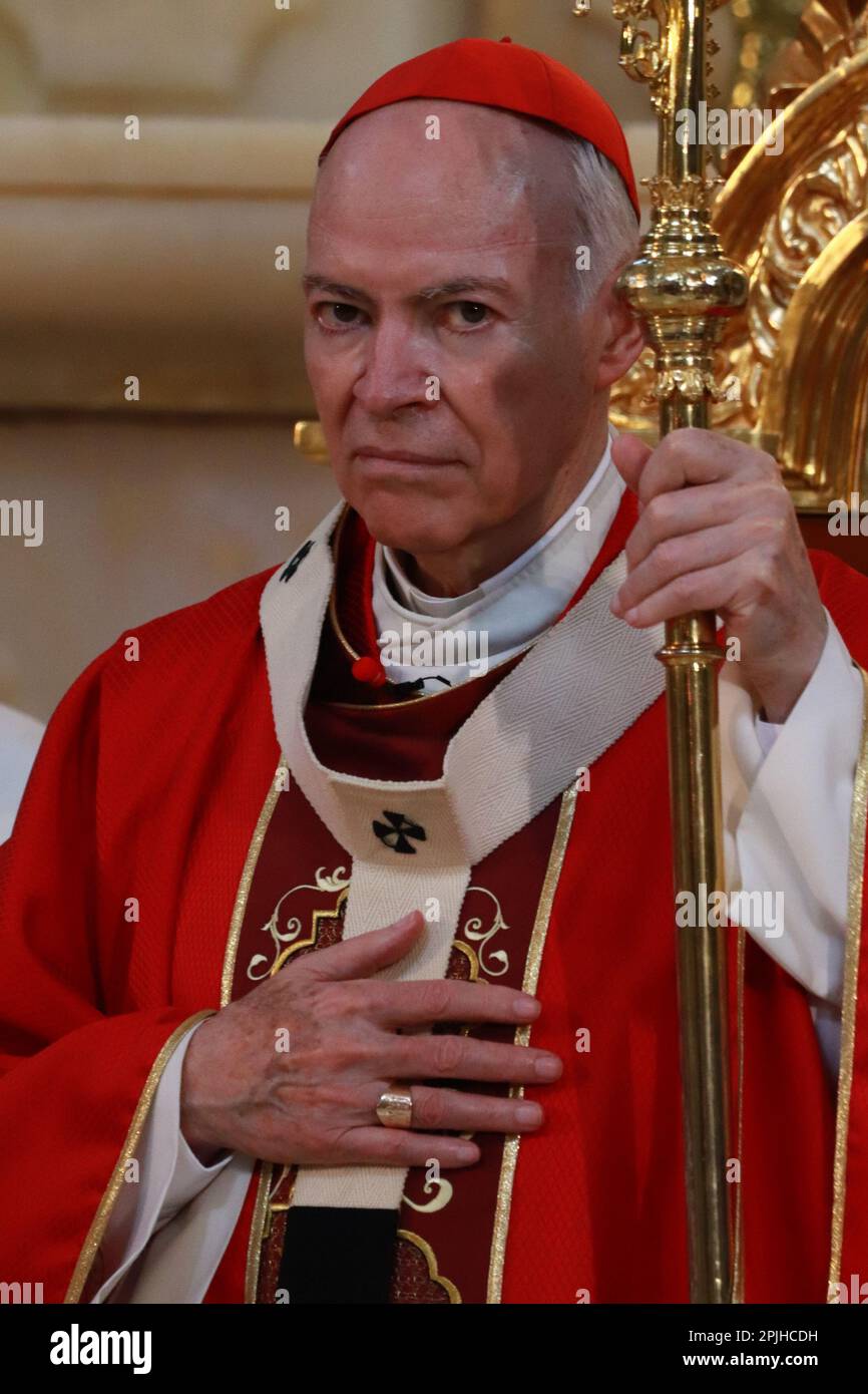 April 2, 2023 in Mexico City, Mexico: Cardinal Carlos Aguiar Retes ...
