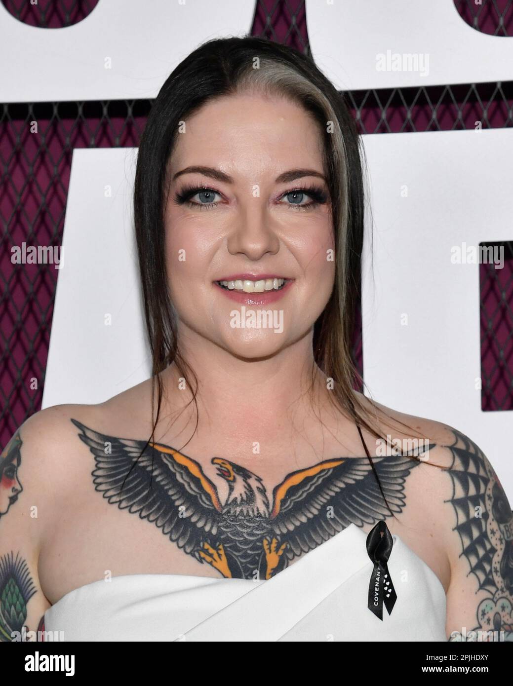 Ashley McBryde arrives at the CMT Music Awards on Sunday, April 2, 2023 ...