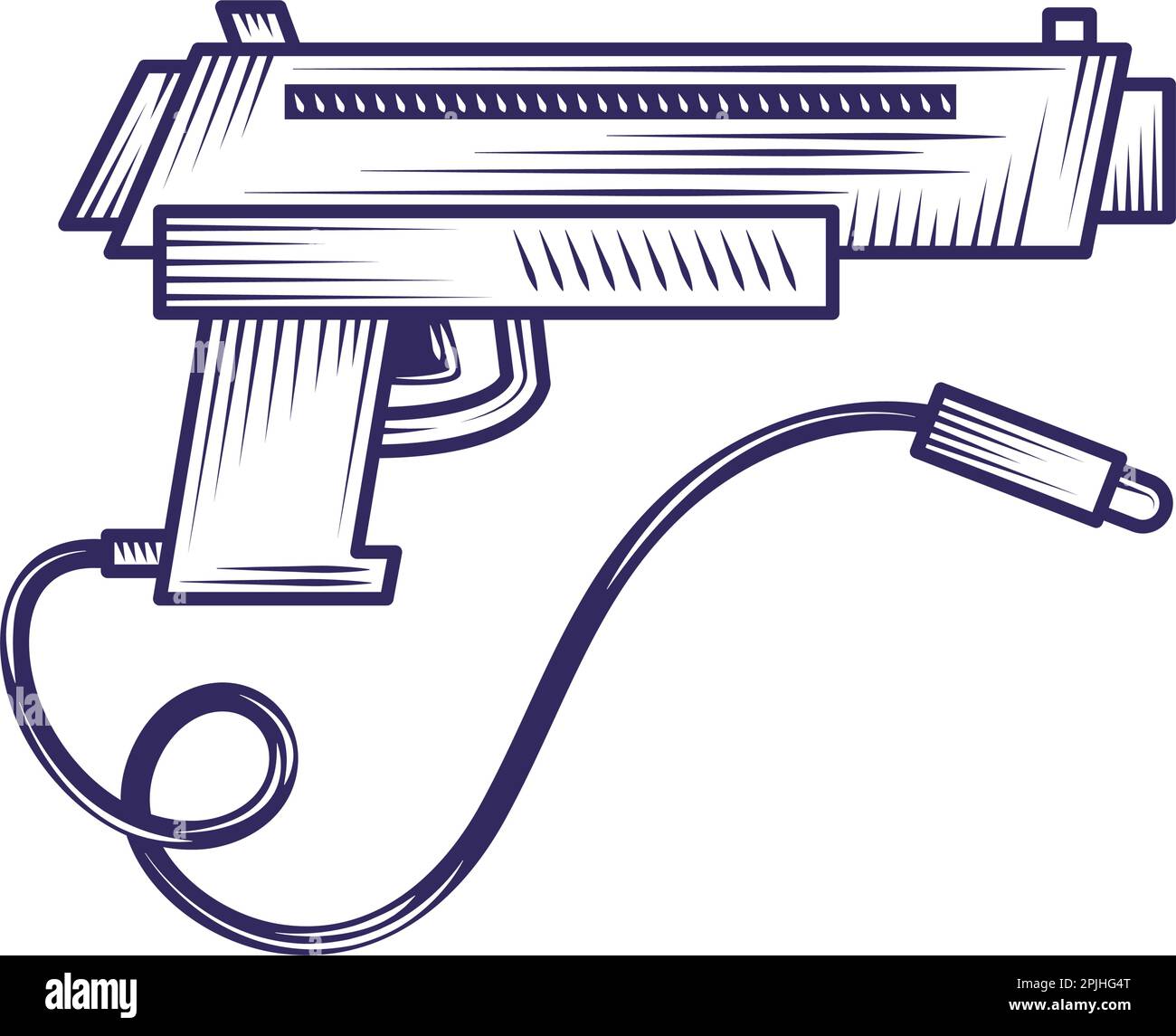 cartoon icon gun video game Stock Vector Image & Art - Alamy