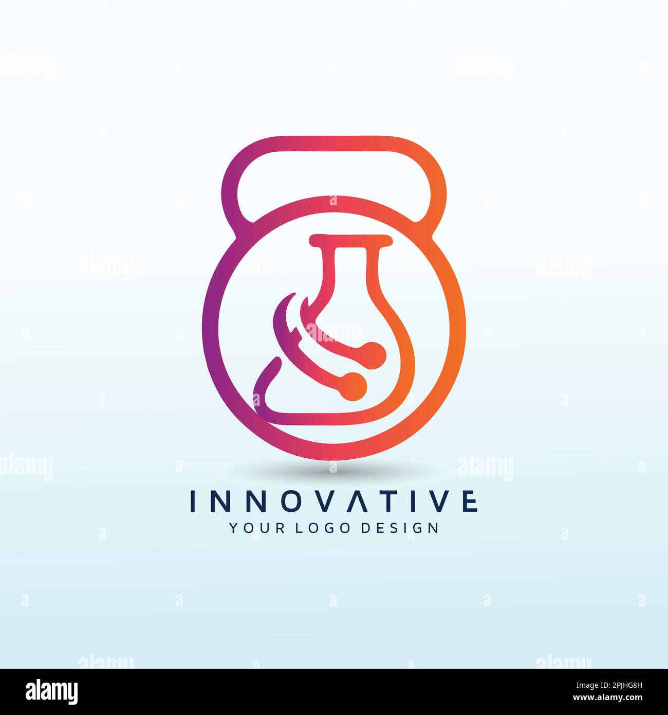 chemical company logo vector logo design idea fitness Stock Vector ... chemical company logo vector logo design idea fitness Stock Vector ...