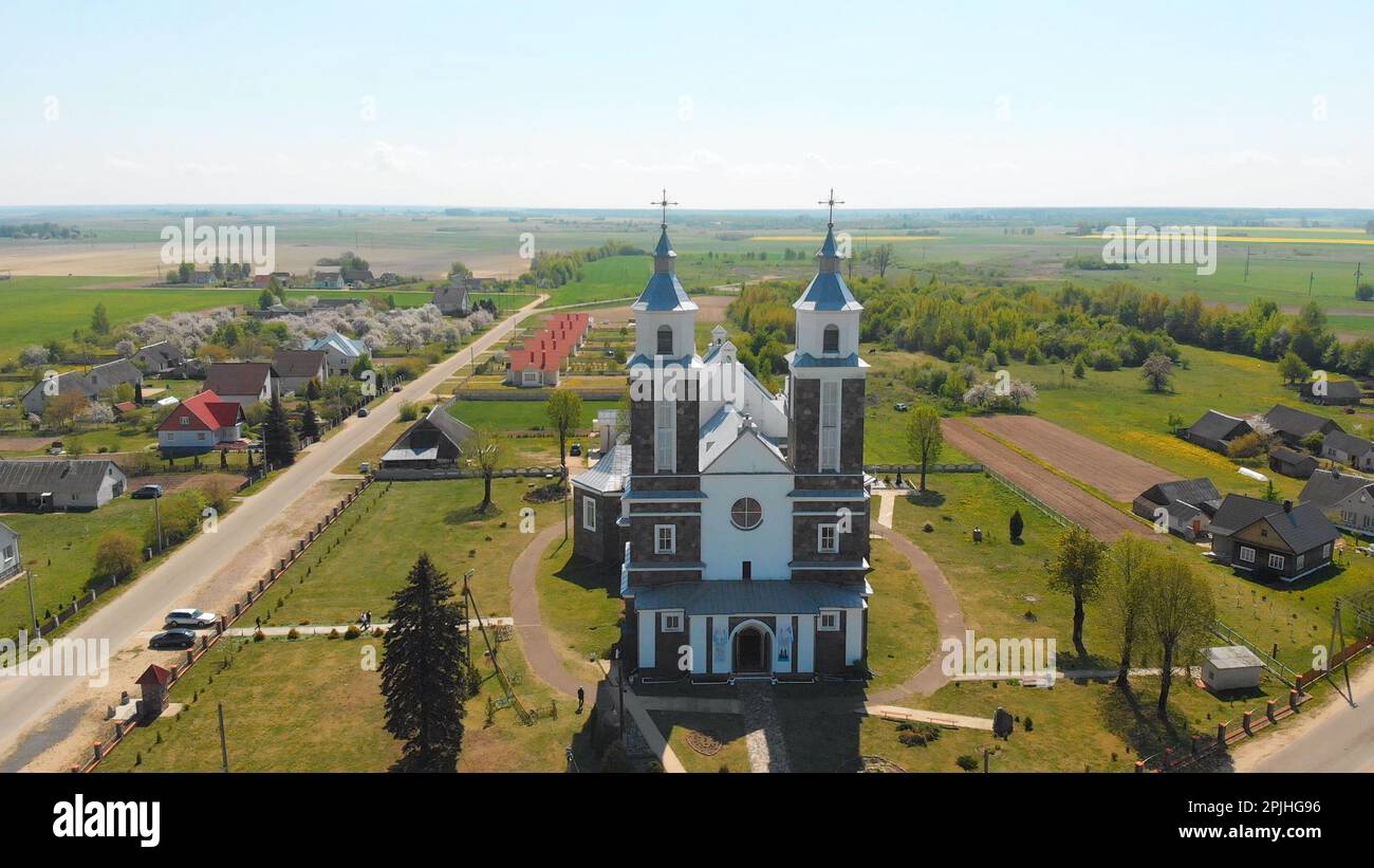 The Catholic Church of Our Lady of Ruzhantsova in the village of Radun ...