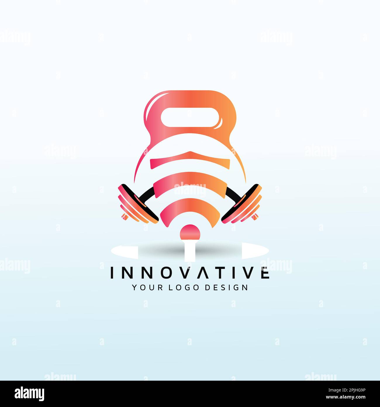 top cyber security companies logo with fitness icon Stock Vector Image ...