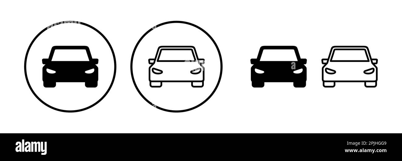 Car icon vector. Car sign. sedan Stock Vector Image & Art - Alamy