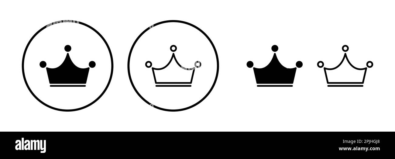 Crown Icon vector. Crown symbol for web site design Stock Vector Image ...