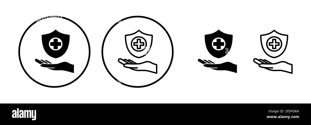 Health insurance icon vector. medical insurance icon Stock Vector Image ...