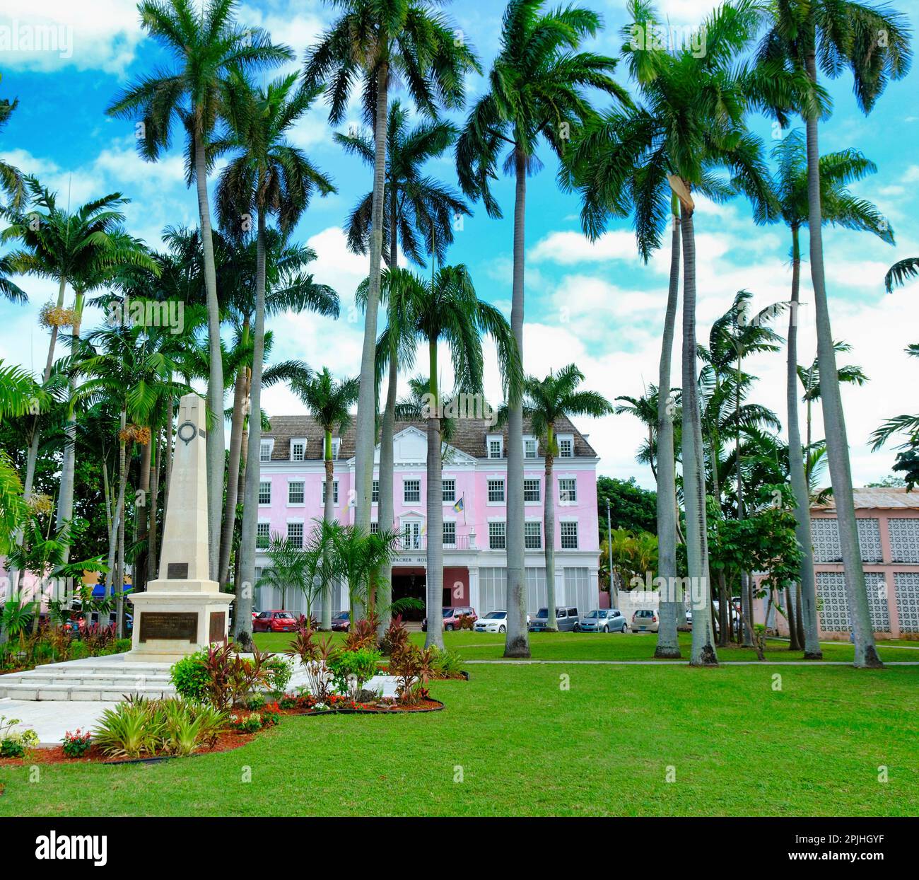 NASSAU, BAHAMAS - December 19, 2022: With a population of 260,000 ...