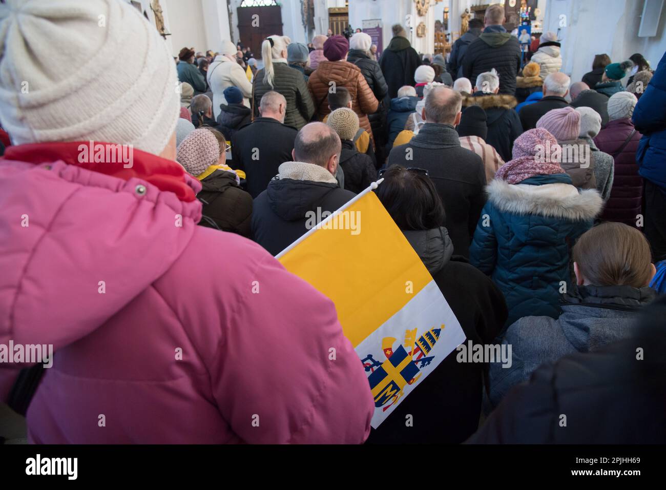 Gdansk, Poland. 2 April 2023. Papal March in Defense of Pope John Paul ...