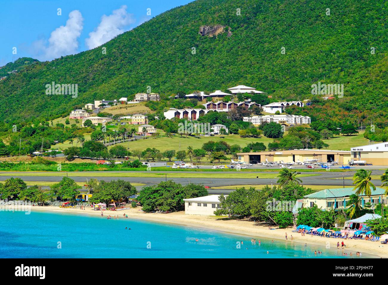 ST THOMAS, USVI - February 2, 2023: Tourism is a major industry in St ...