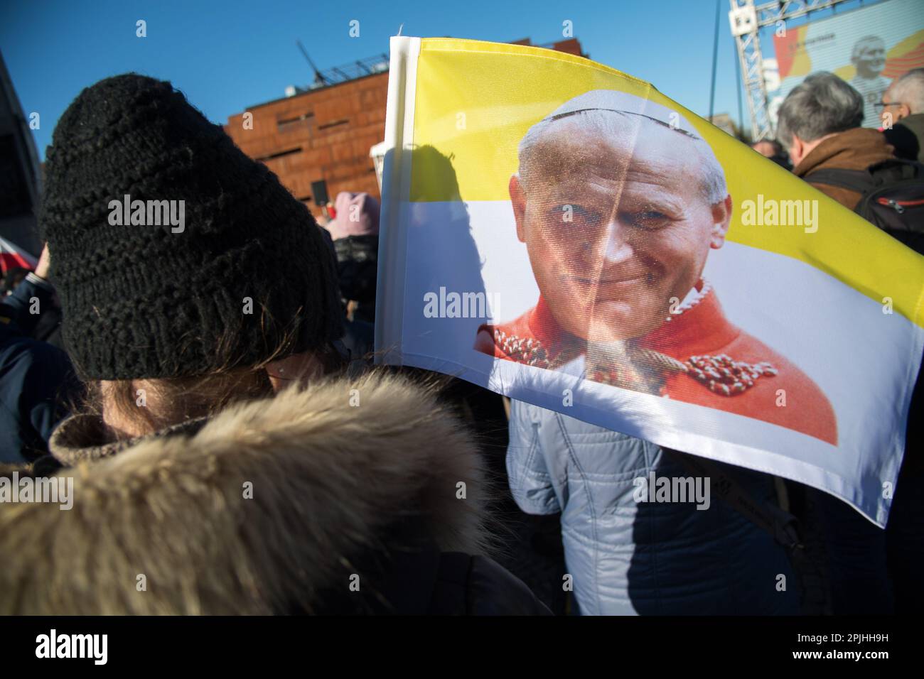 Gdansk, Poland. 2 April 2023. Papal March in Defense of Pope John Paul ...