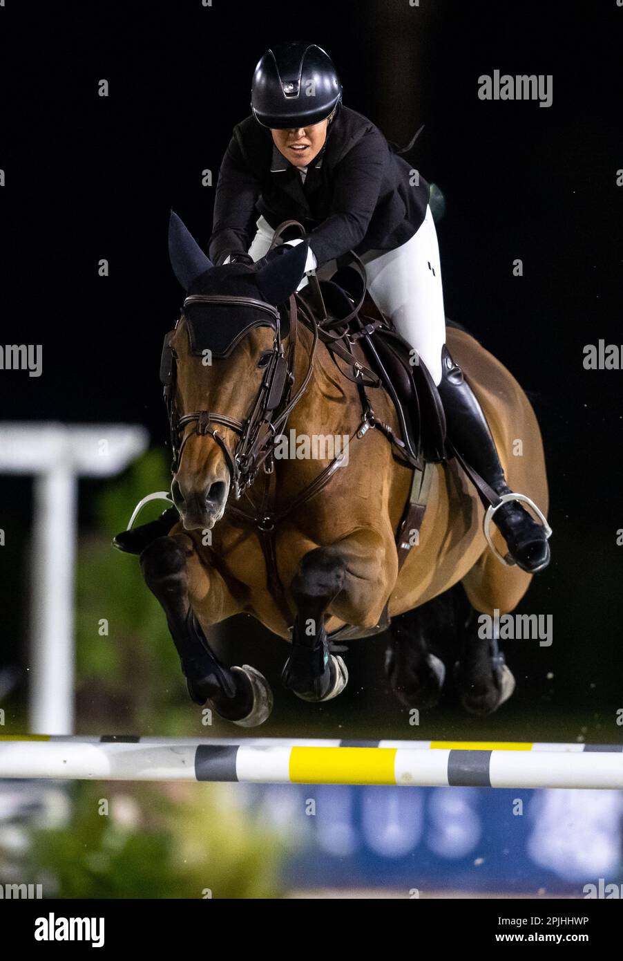 Jacqueline Steffens-Daley from Canada competes at a Major League Show ...