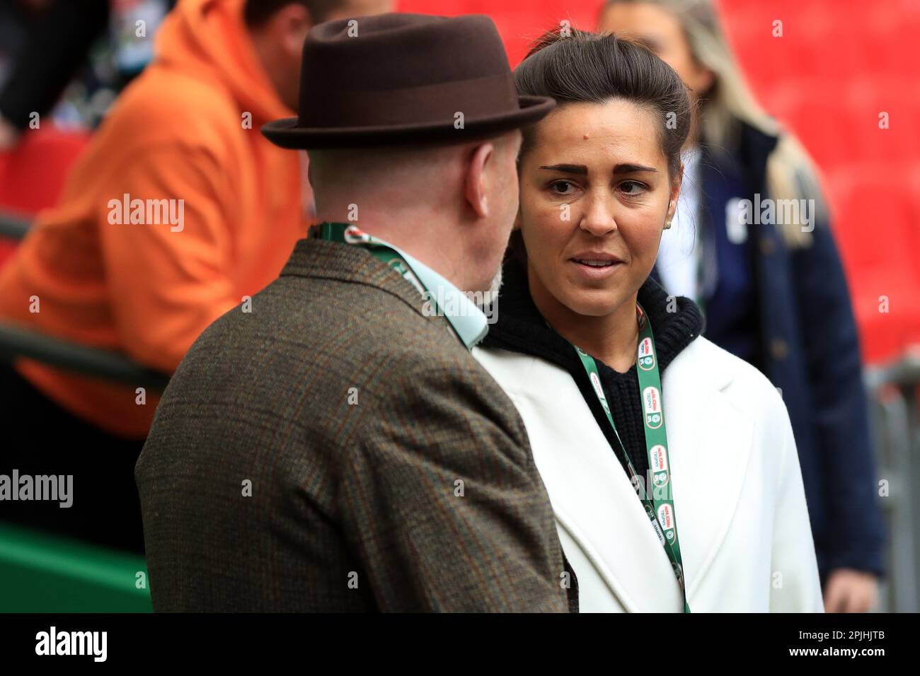 London, UK. 02nd Apr, 2023. TV presenter Fara Williams seen during the ...