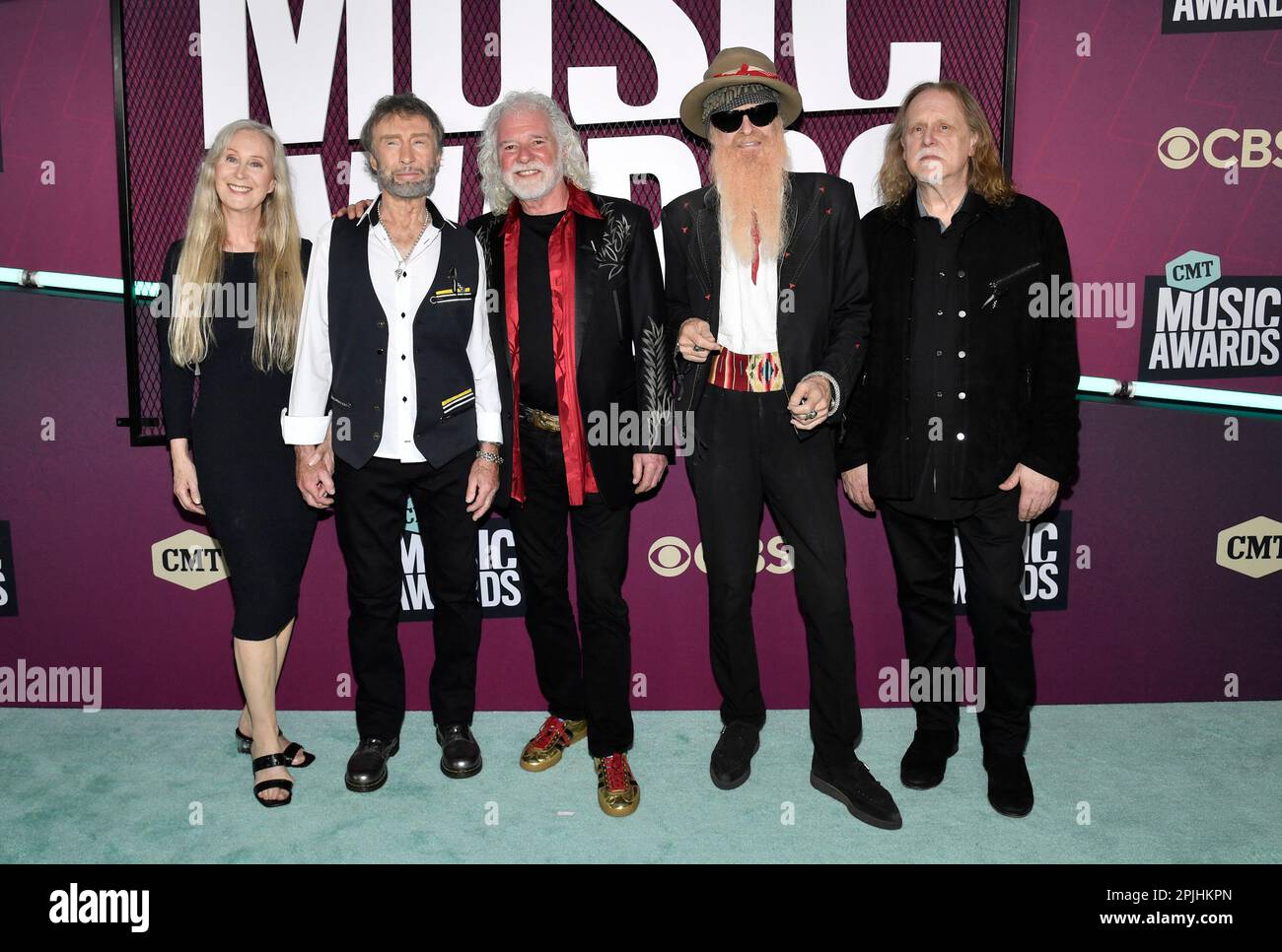 Cynthia Kereluk, from left, Paul Rodgers, Chuck Leavell, Billy Gibbons ...