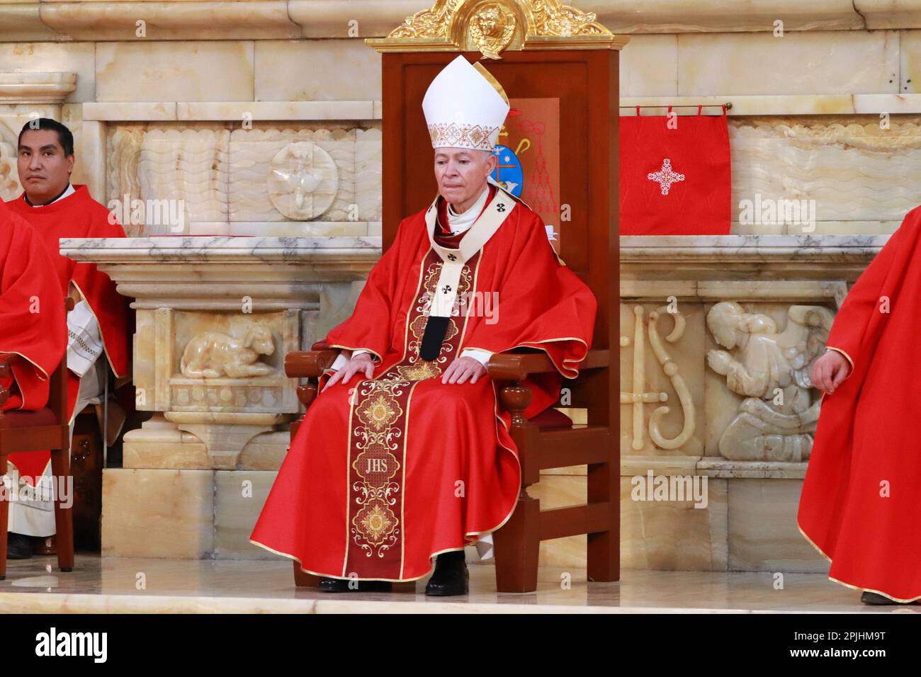 April 2, 2023 in Mexico City, Mexico: Cardinal Carlos Aguiar Retes ...