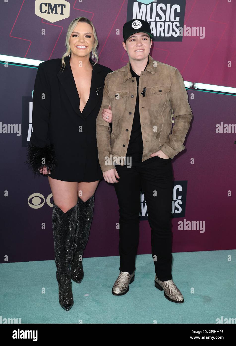 Daira Eamon and Lily Rose arriving at the 2023 CMT Music Awards held at ...