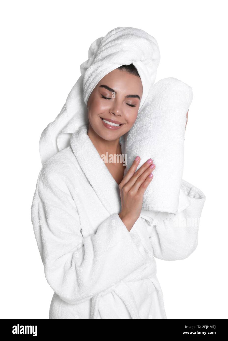 Wearing towels hi-res stock photography and images - Alamy