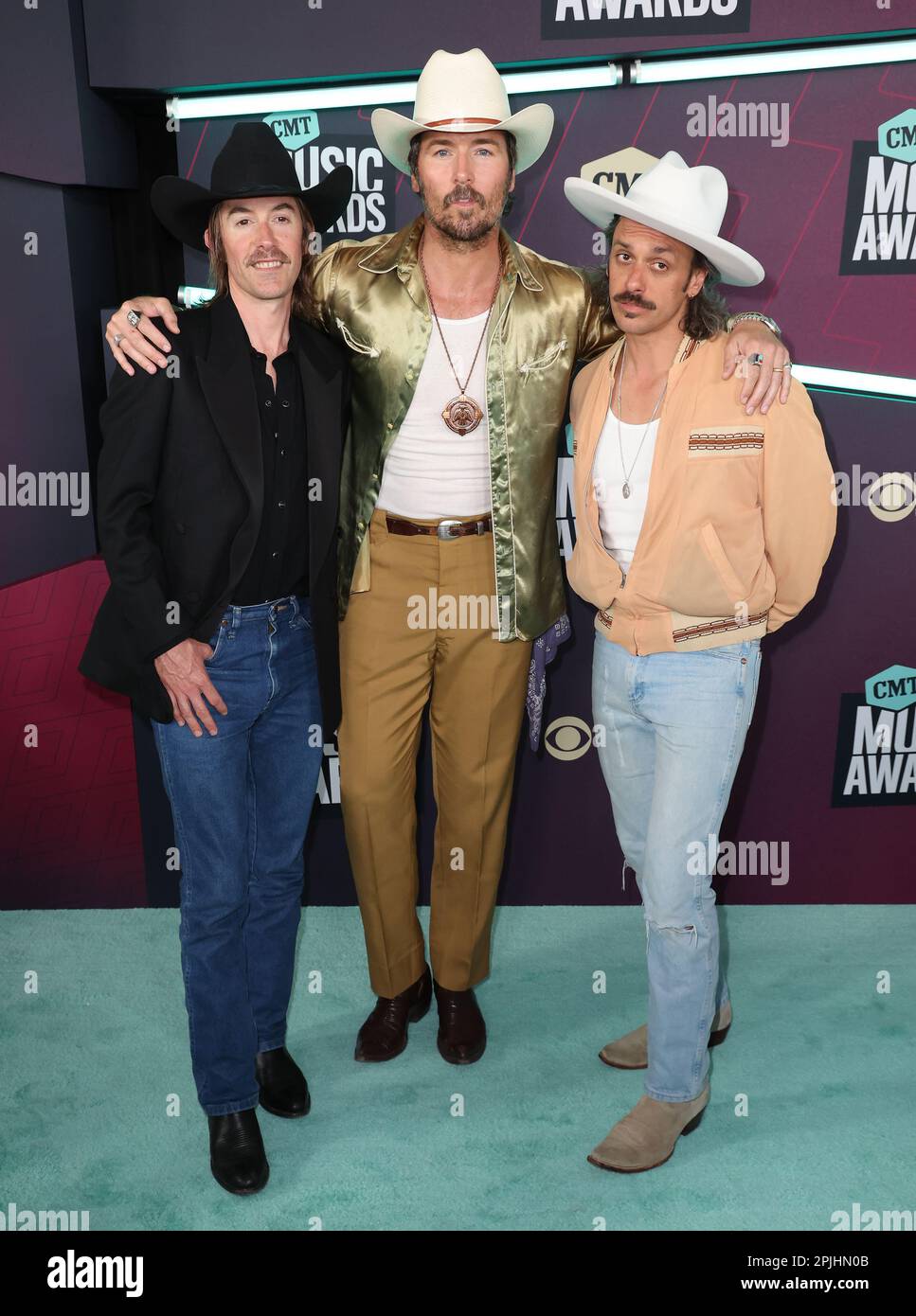 Midland arriving at the 2023 CMT Music Awards held at the Moody Center ...